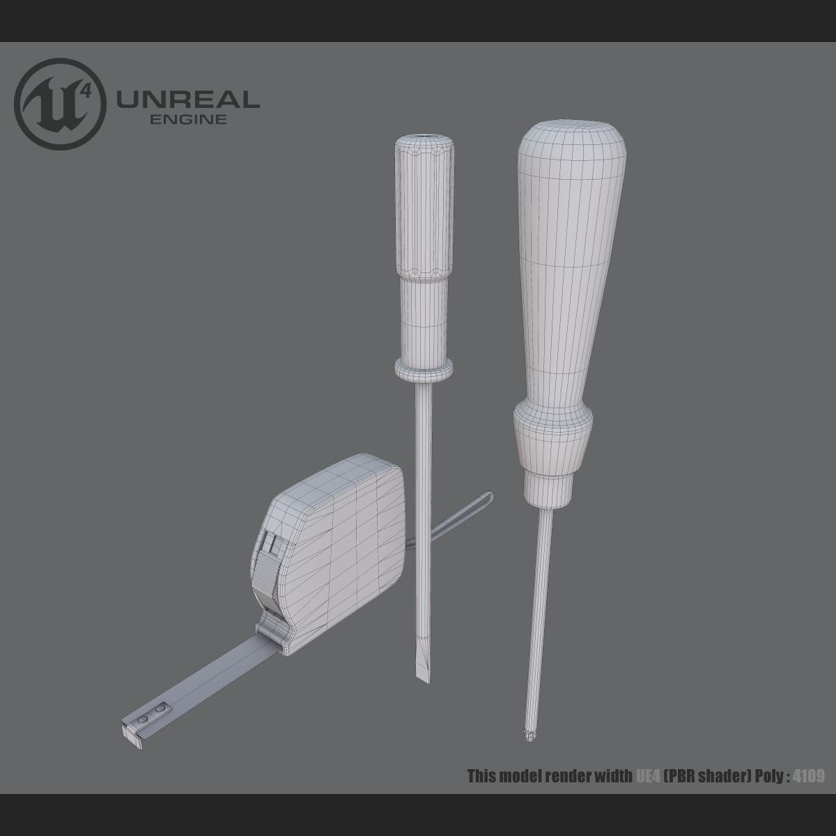 3D model Construction tools VR / AR / low-poly | CGTrader