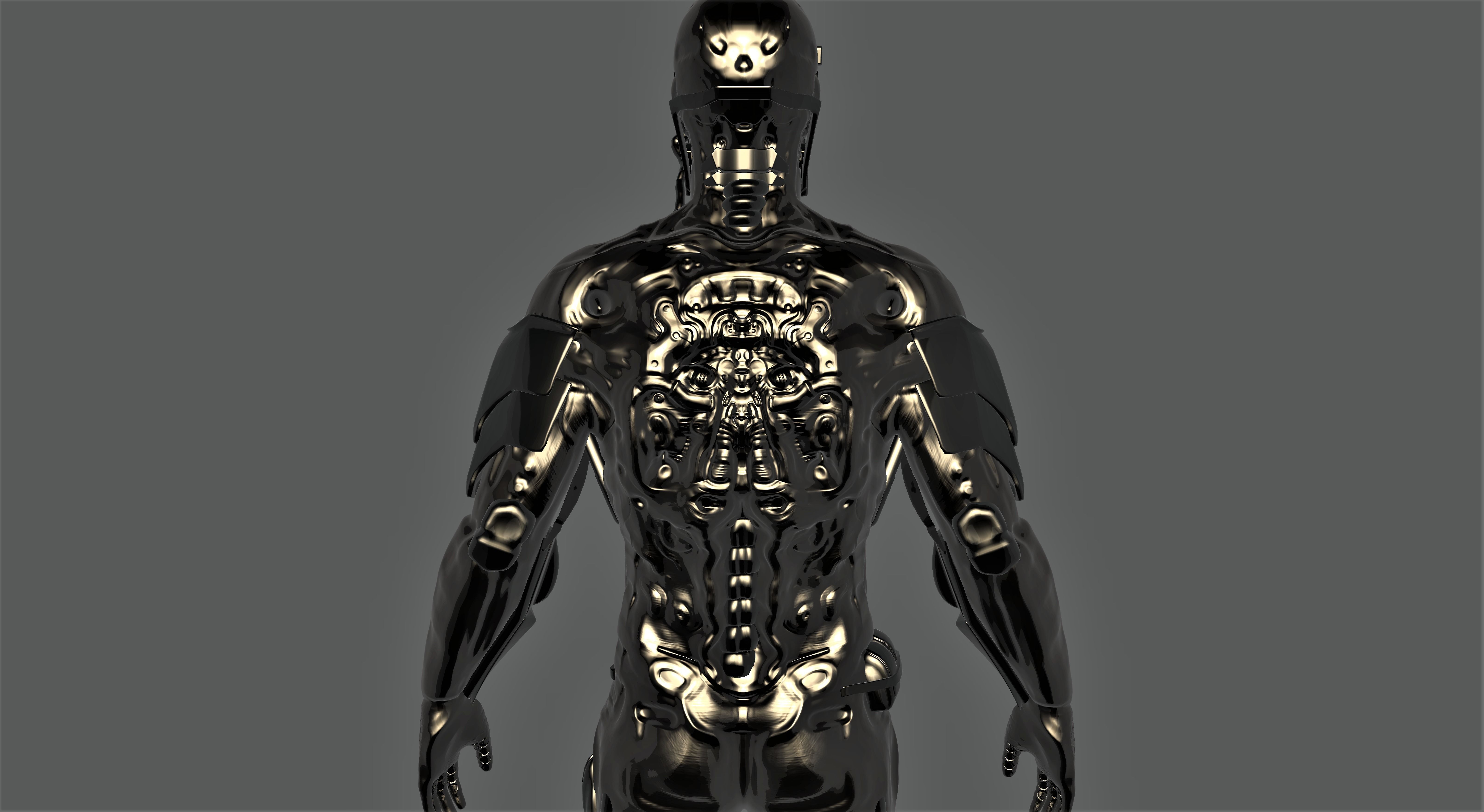 Titanium Armor free 3D model | CGTrader