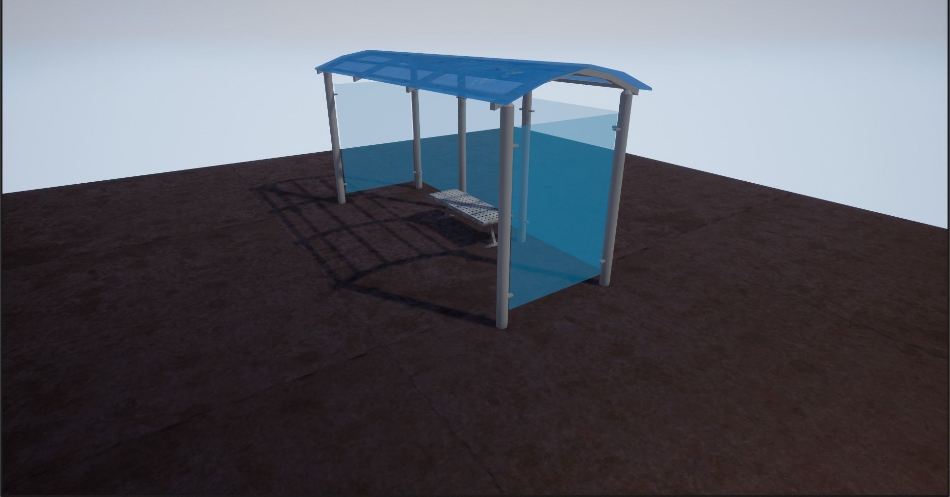 Bus Stop free VR / AR / low-poly 3D model | CGTrader