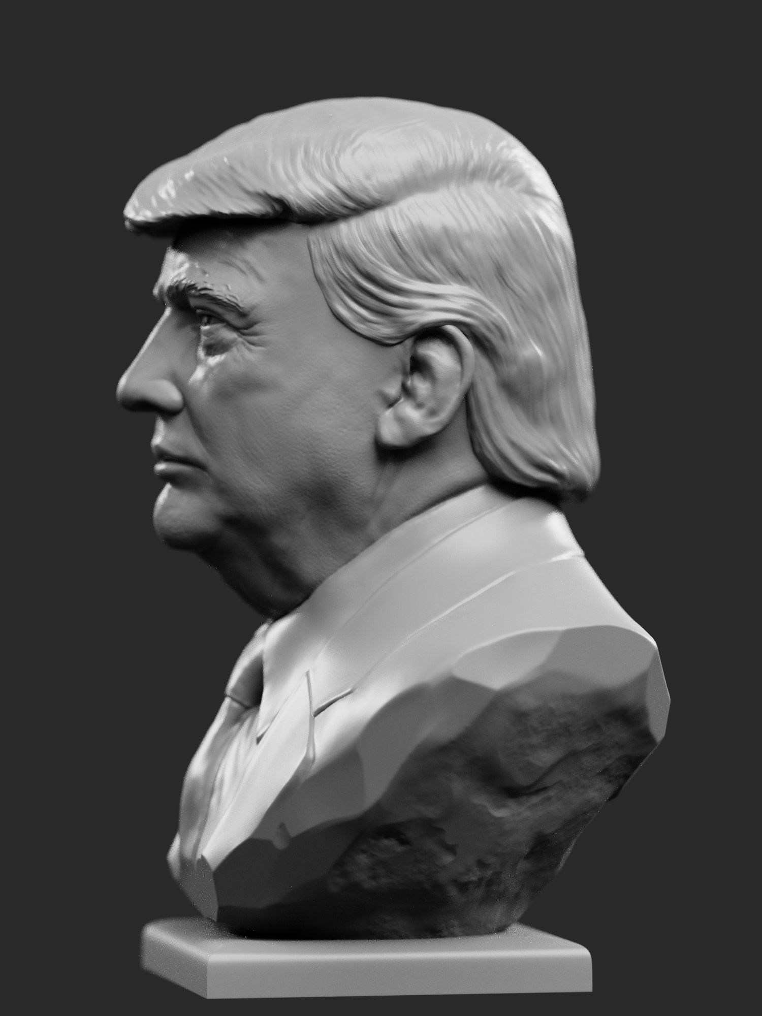 Donald Trump 3D model 3D printable | CGTrader