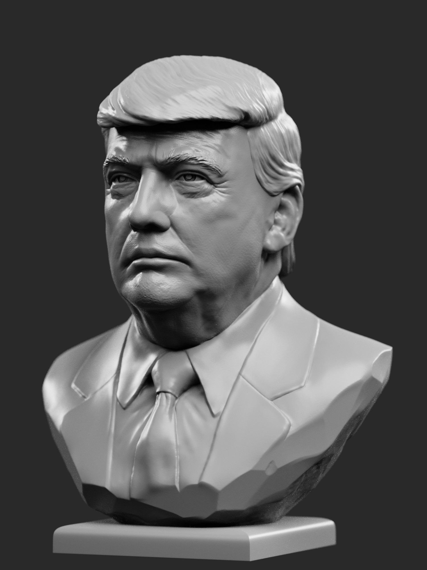 Donald Trump 3D model 3D printable | CGTrader