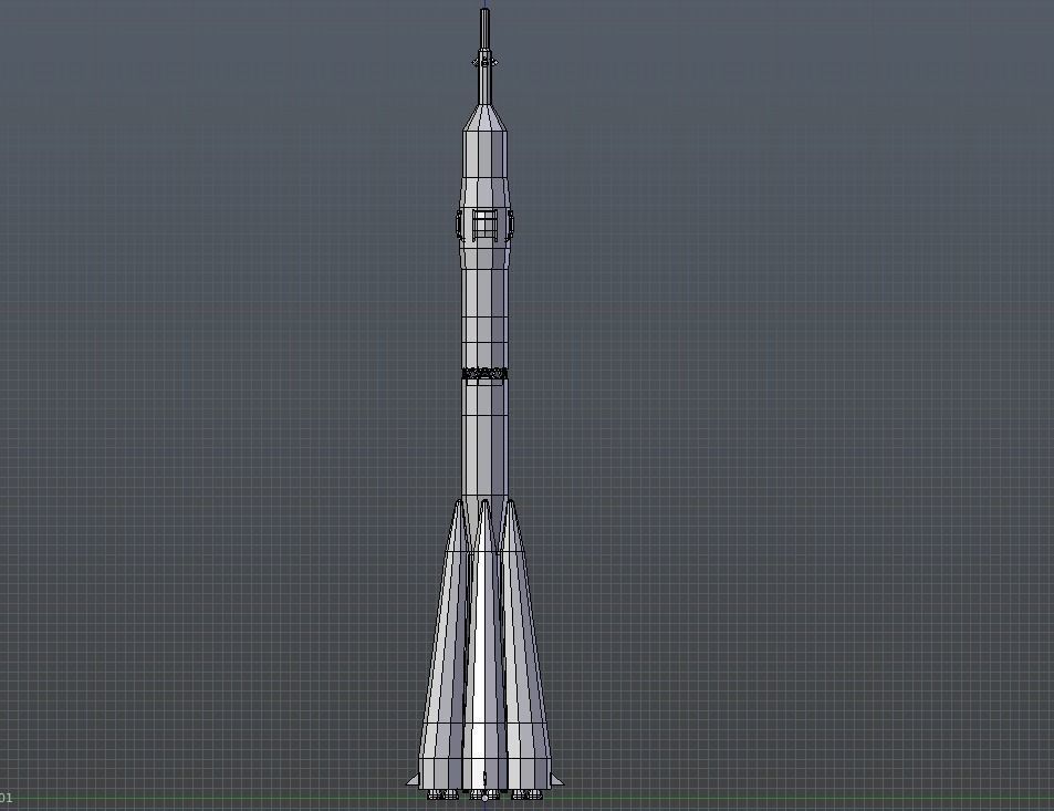 Soyuz FG free VR / AR / low-poly 3D model | CGTrader