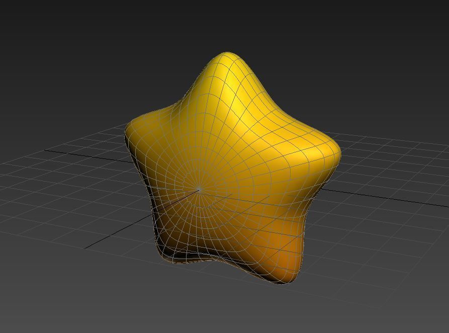 Round Star 3D model 3D model | CGTrader