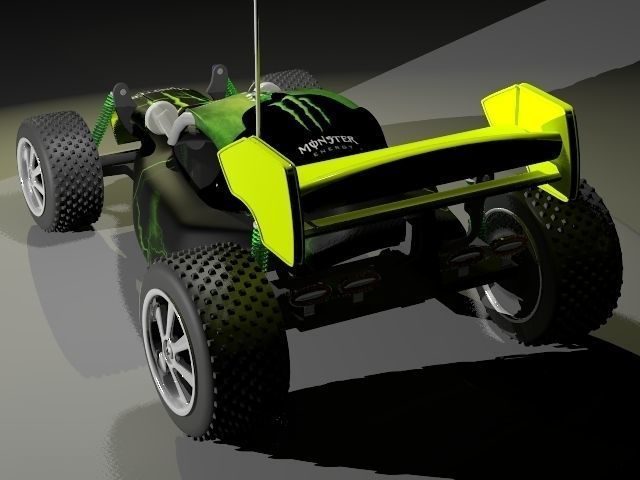 Rc car 3D model rigged | CGTrader