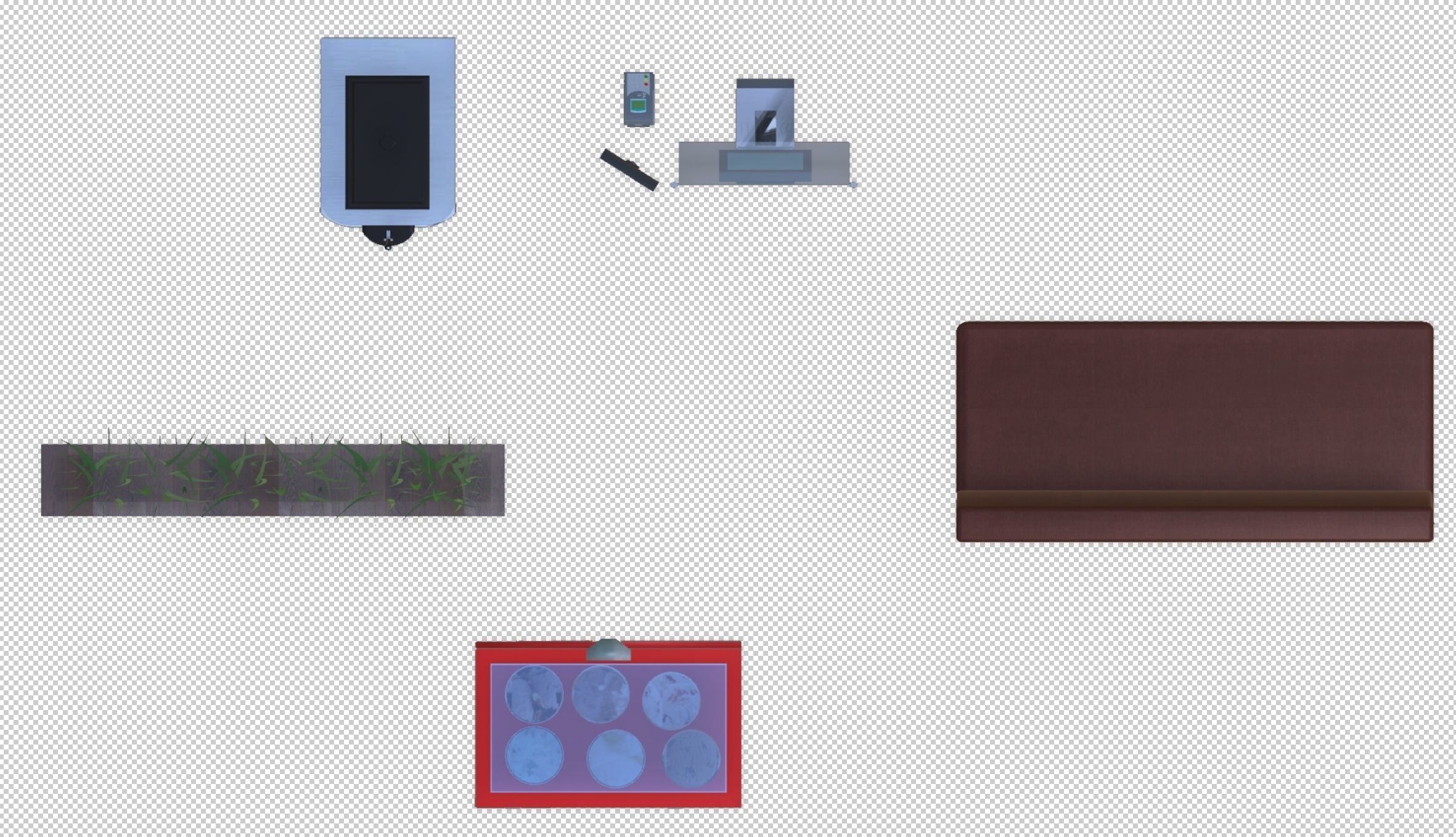 2d restaurant furniture floorplan top view PSD 3D 3D model | CGTrader