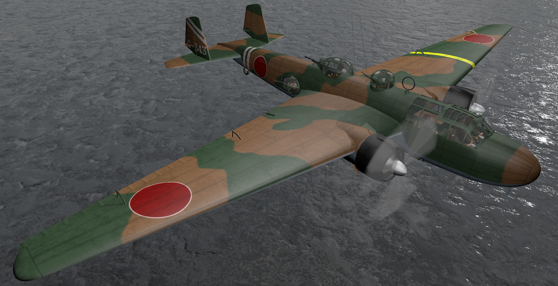 Mitsubishi G3M2 Nell 3D model | CGTrader