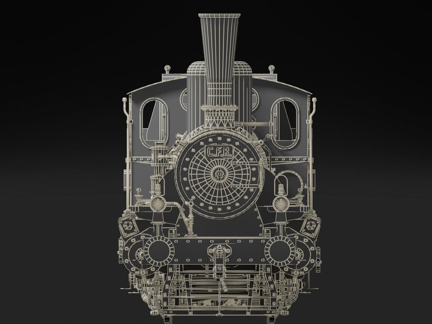 Orleans 1893 Steam Locomotive 3D model | CGTrader