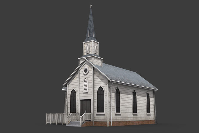 3D model Church VR / AR / low-poly | CGTrader