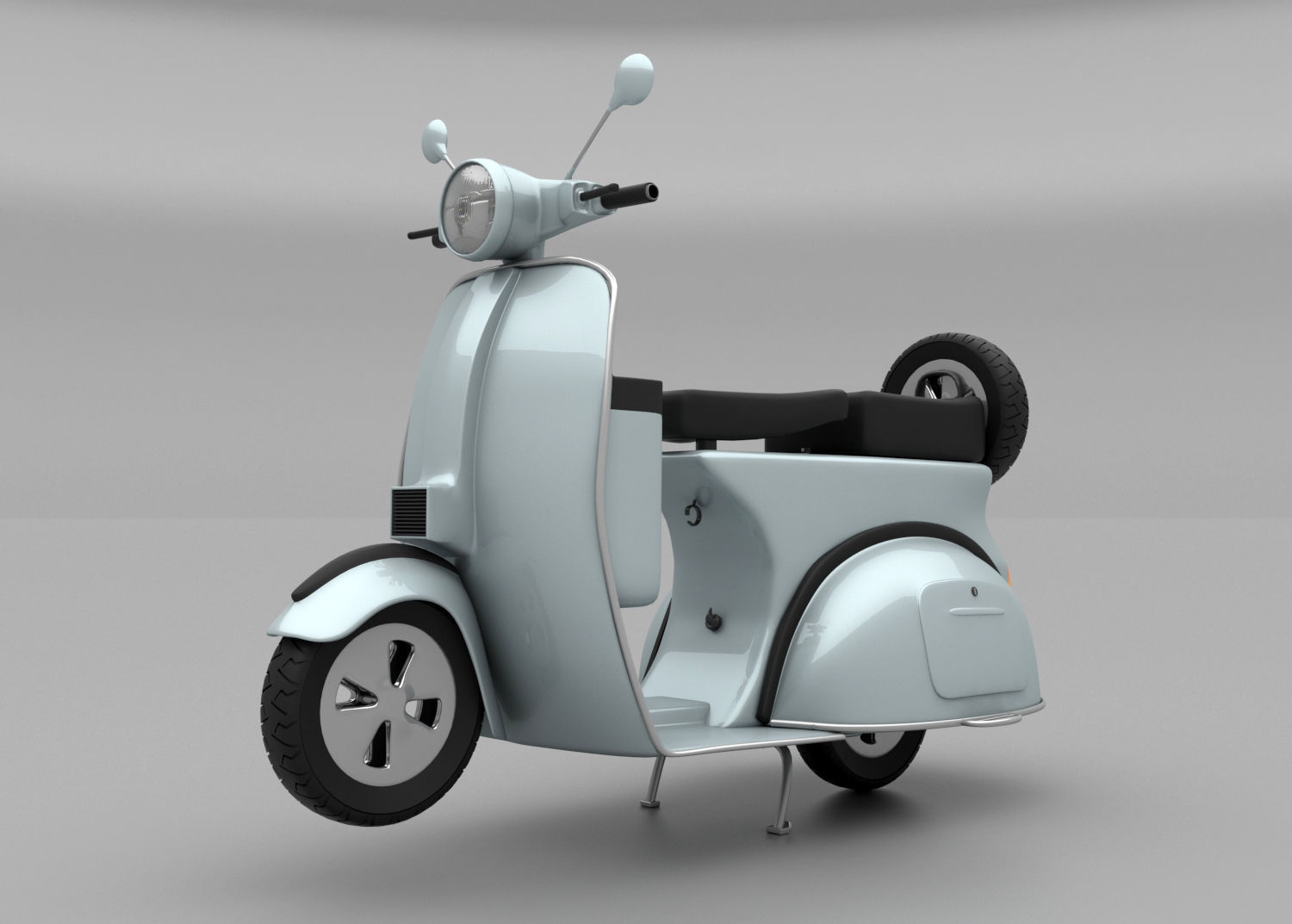 Bajaj Scooter 3D model | CGTrader