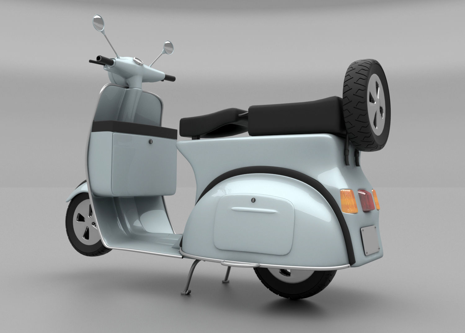 Bajaj Scooter 3D model | CGTrader