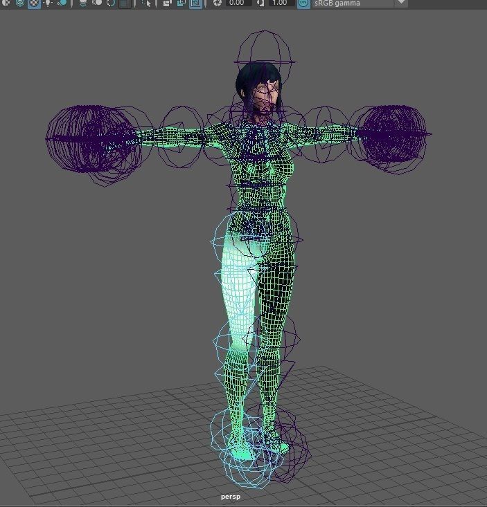 3D model Ghost in The Shell Scarlett Johansson 3D Model VR / AR / low ...