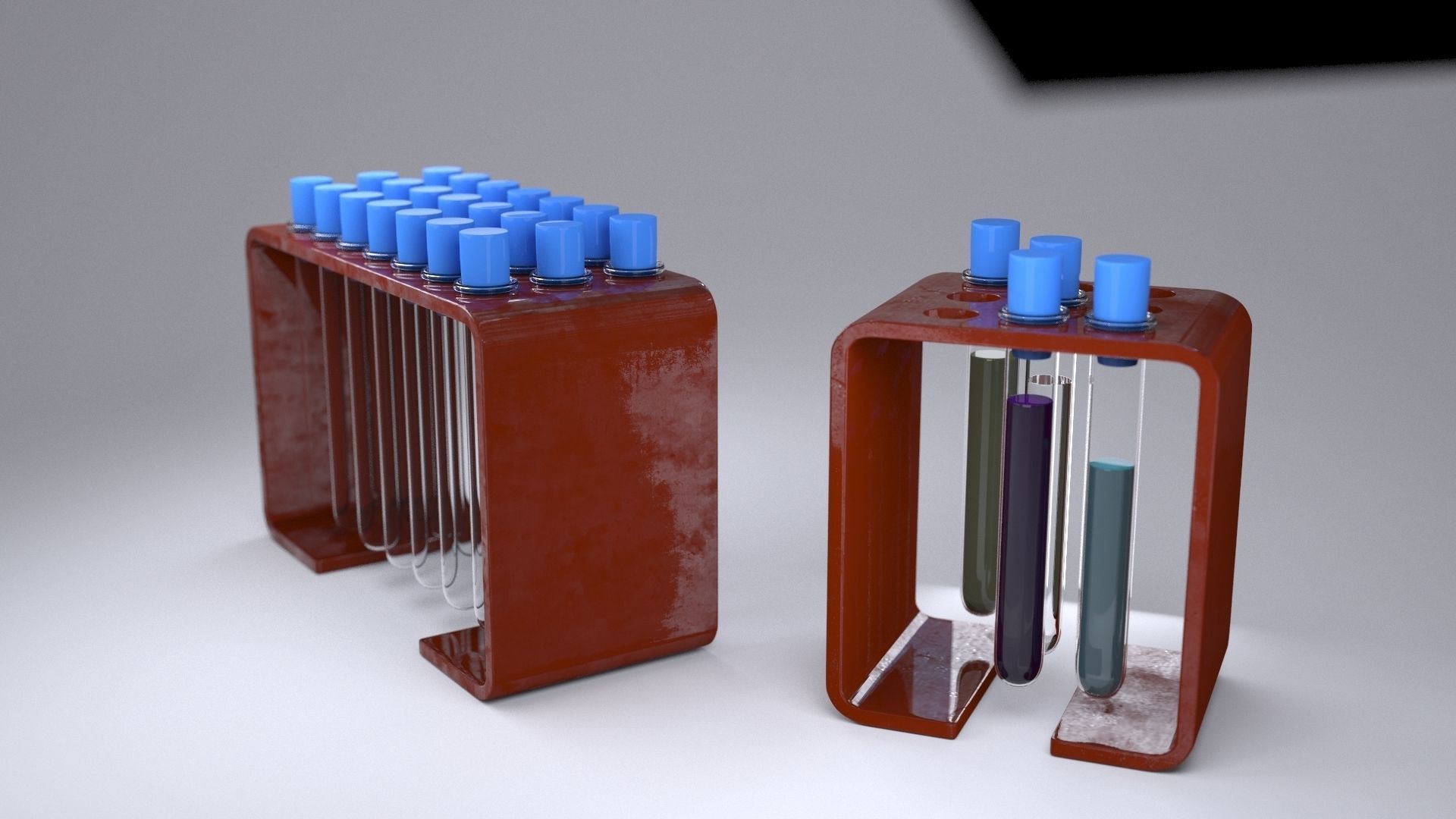 Test Tubes 3D model 3D model | CGTrader