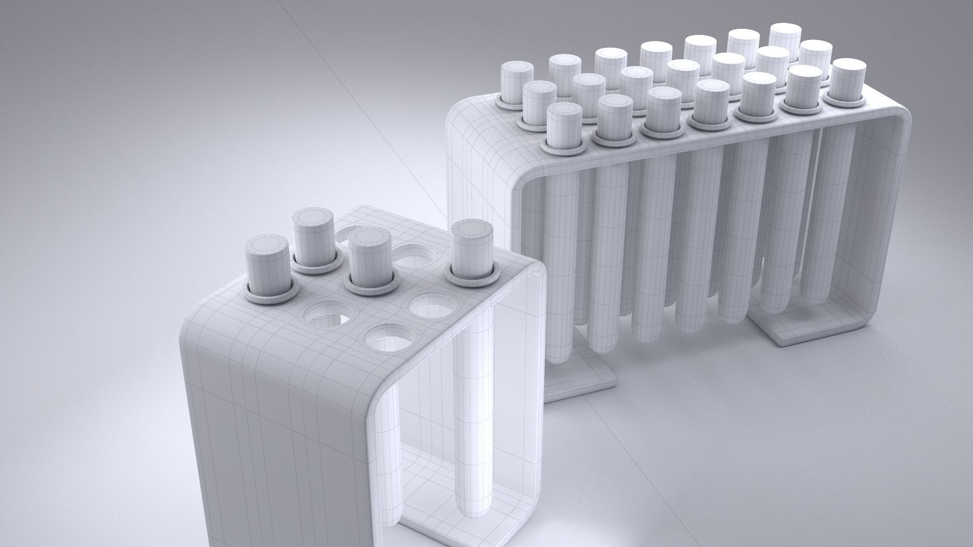Test Tubes 3D model 3D model | CGTrader