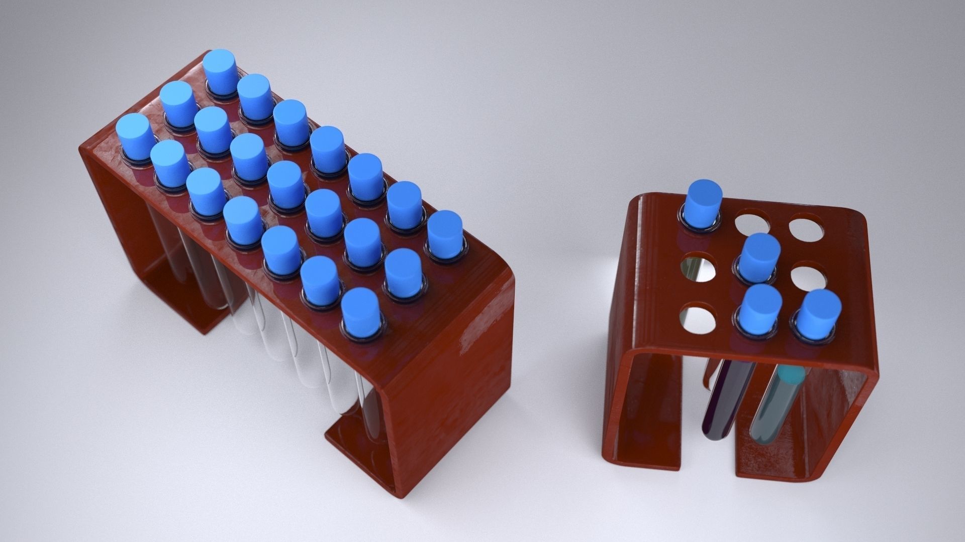 Test Tubes 3D model 3D model | CGTrader