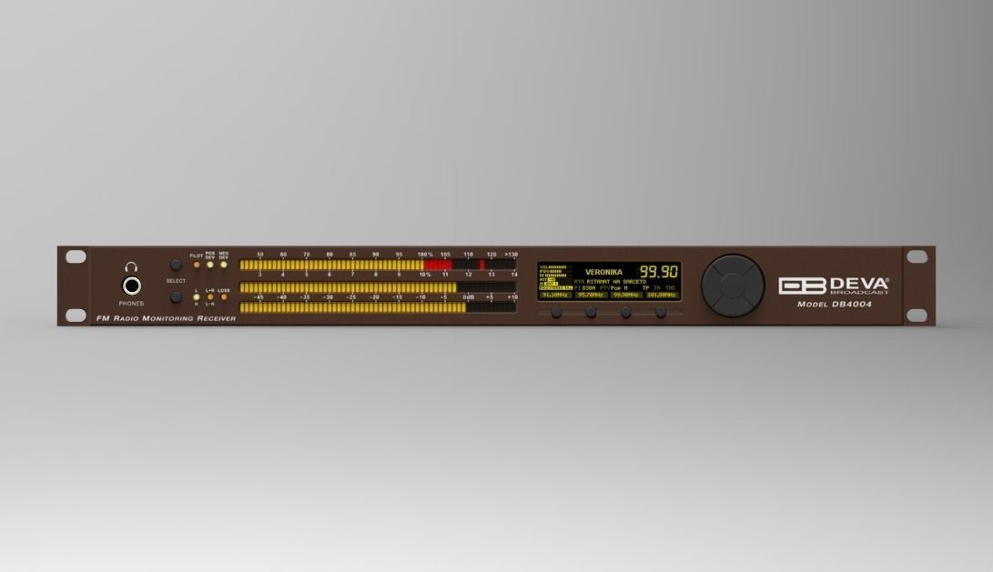 FM Radio Monitoring Receiver 3D model | CGTrader