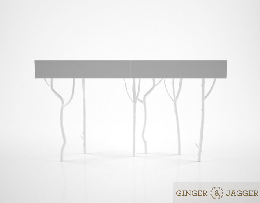 Ginger and Jagger fig tree console 3D model | CGTrader