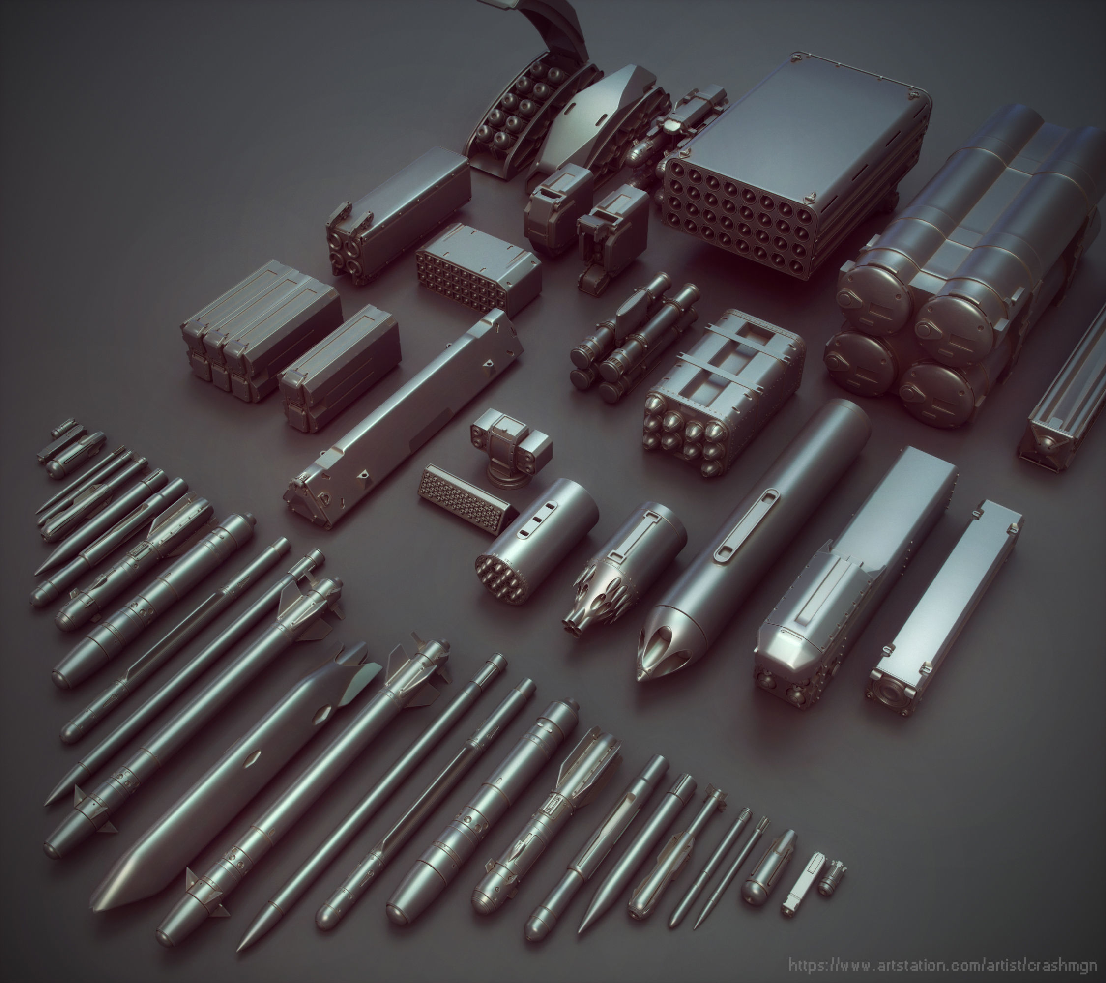 kit bash parts 3D model | CGTrader