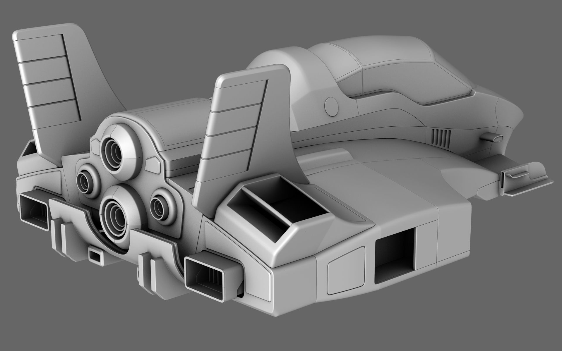 Sci-Fi Race Car Future Formula 3D model | CGTrader