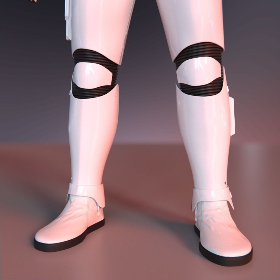 3D model Stormtrooper officer - First Order VR / AR / low-poly | CGTrader