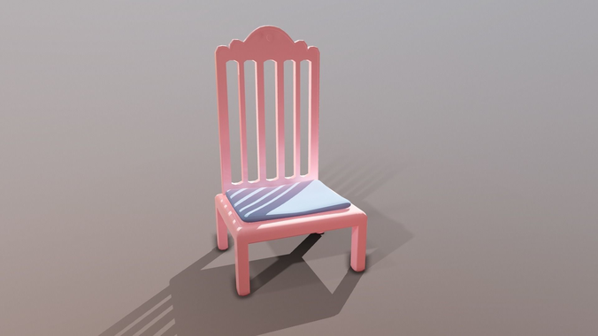 Cartoon Chair 3D model | CGTrader