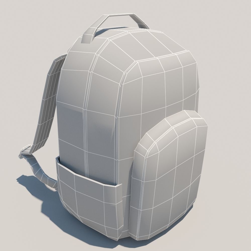 3D model Backpack VR / AR / low-poly | CGTrader