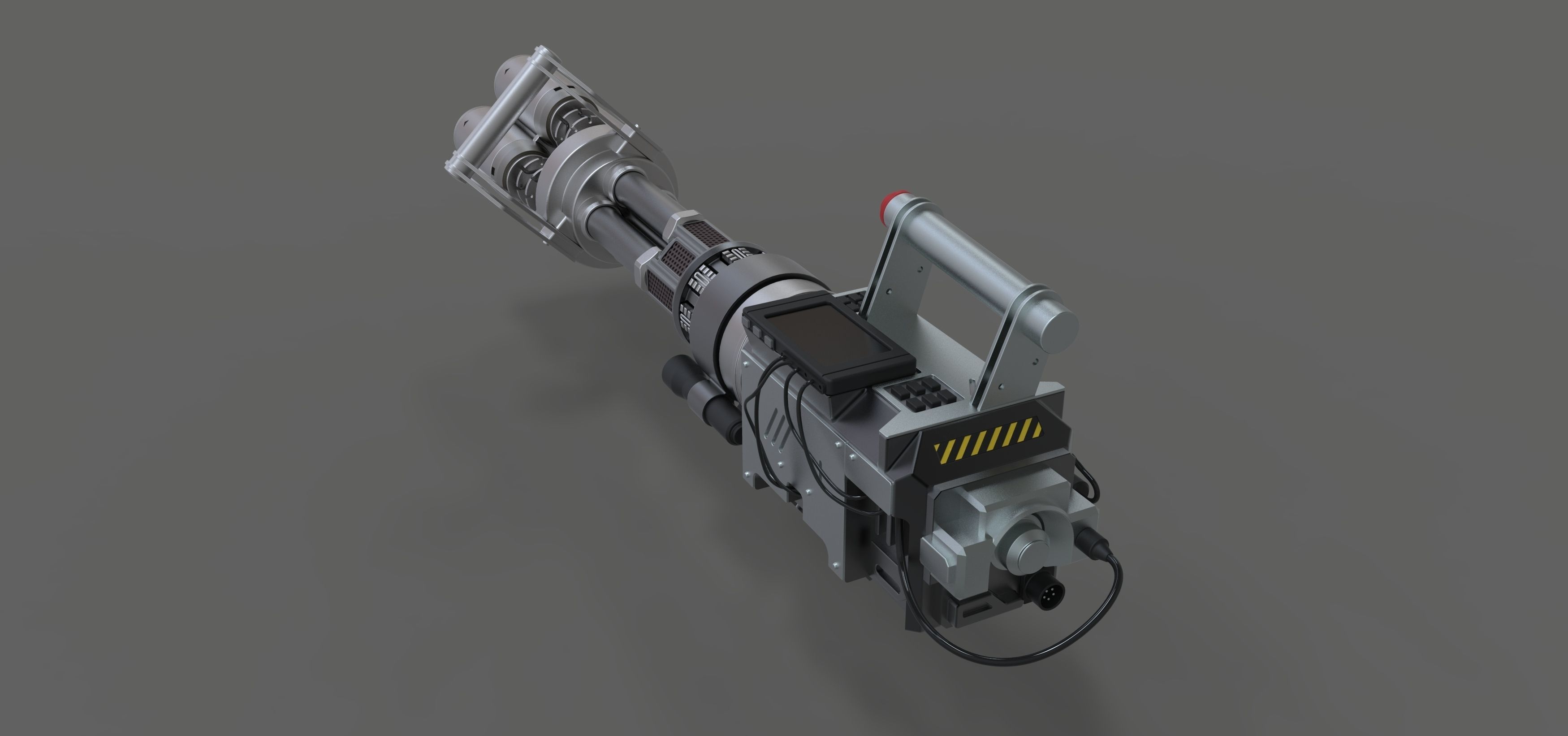 Light cannon from the movie Pixels 2015 3D model | CGTrader