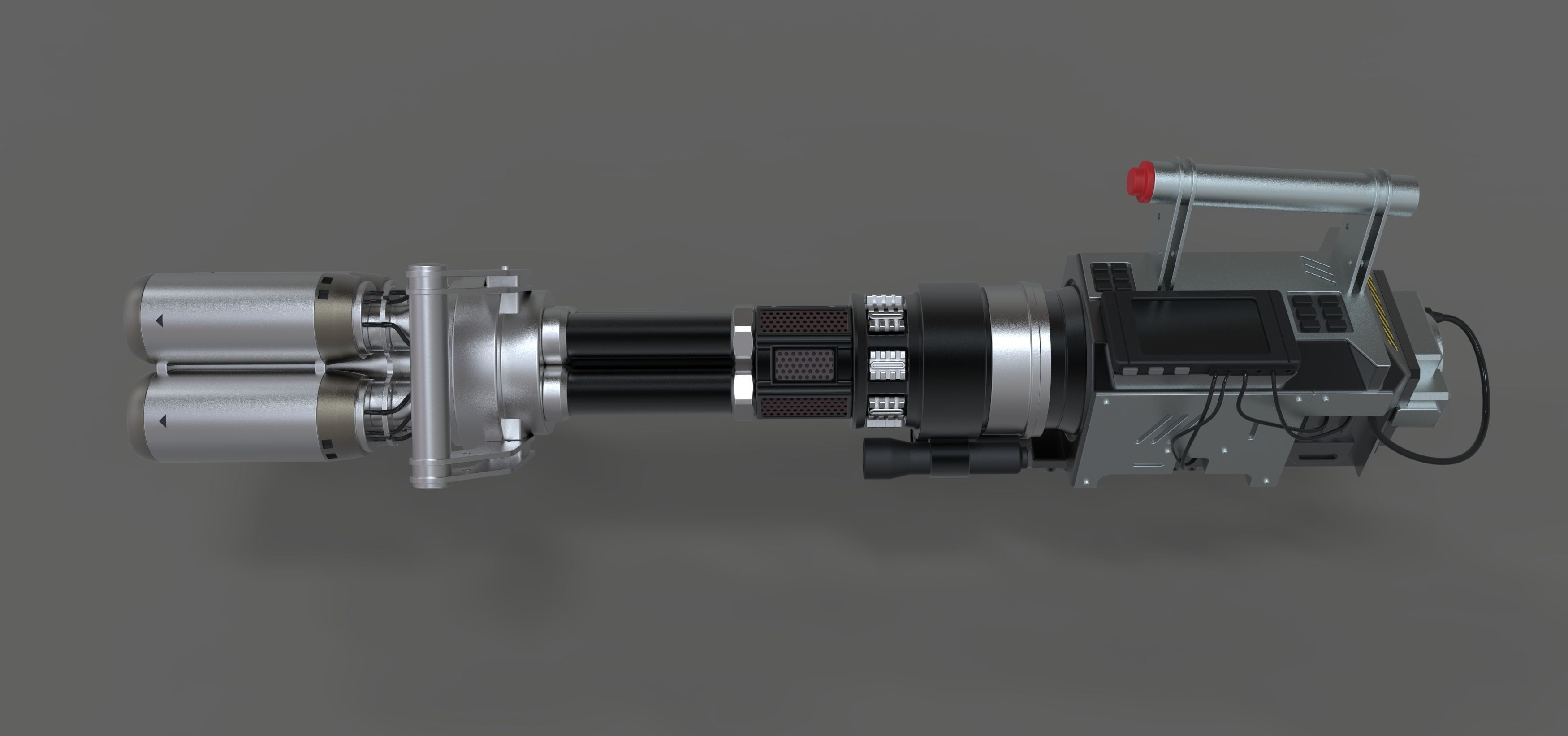 Light cannon from the movie Pixels 2015 3D model | CGTrader