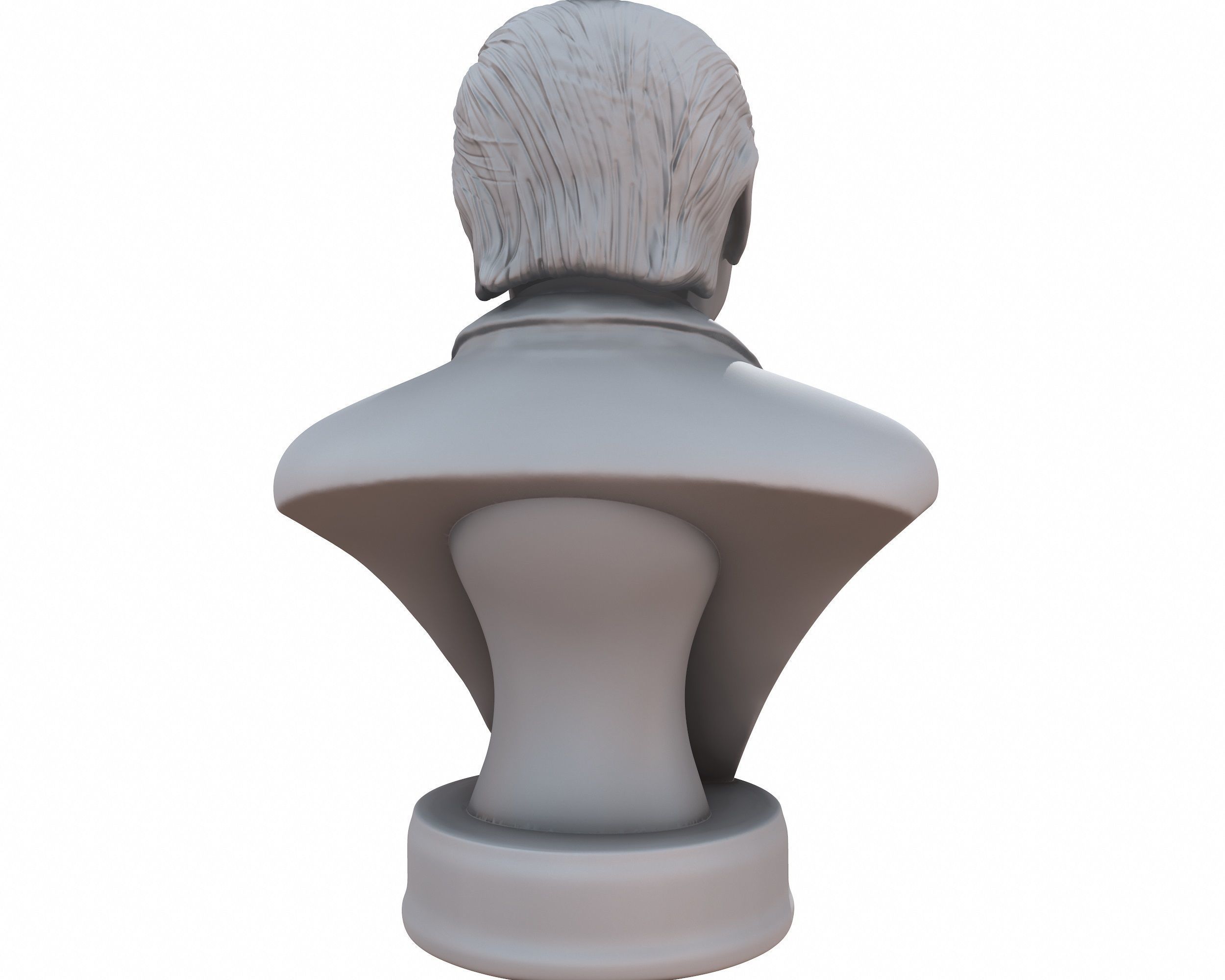 Donald Trump smiling 3D printable stl portrait 3D model 3D printable ...