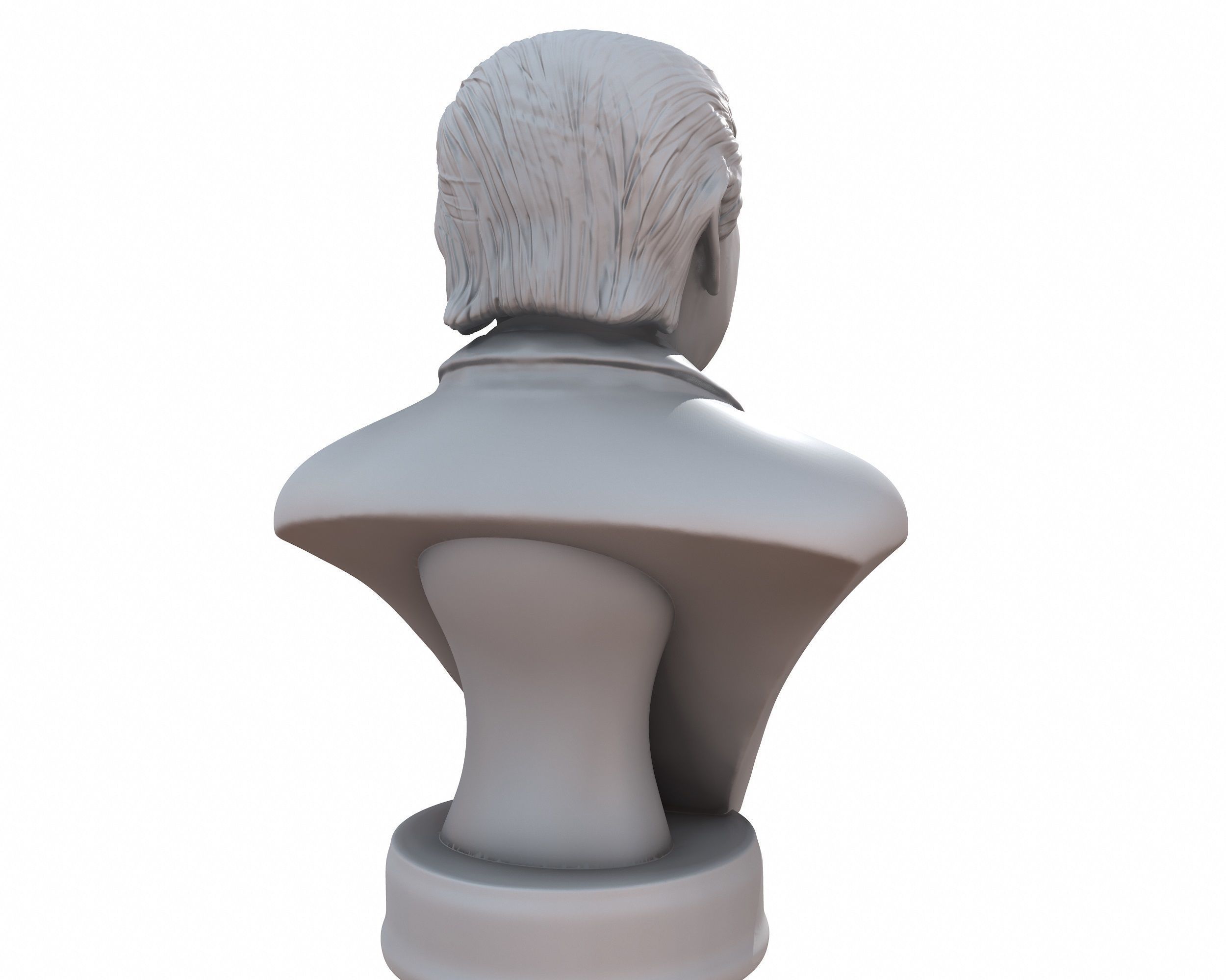 Donald Trump smiling 3D printable stl portrait 3D model 3D printable ...