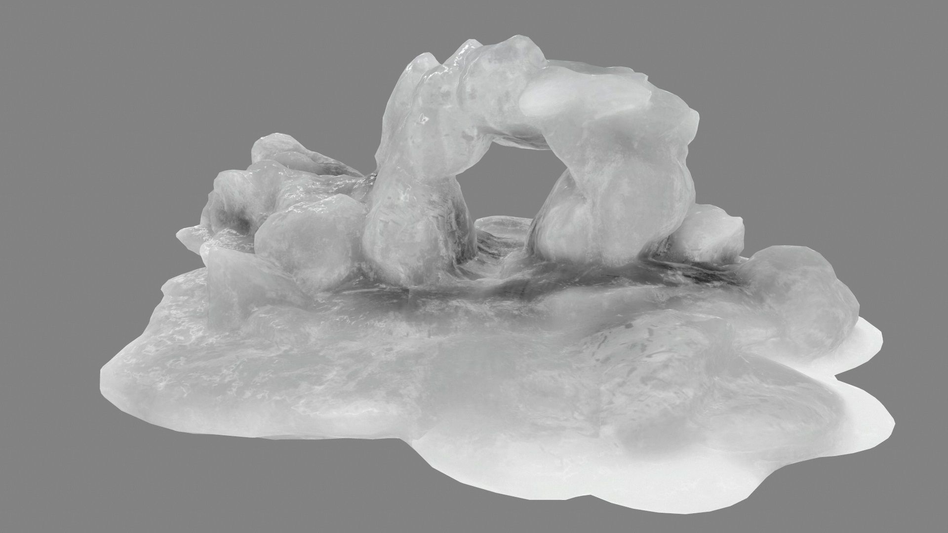 3D model Ice Cave VR / AR / low-poly | CGTrader