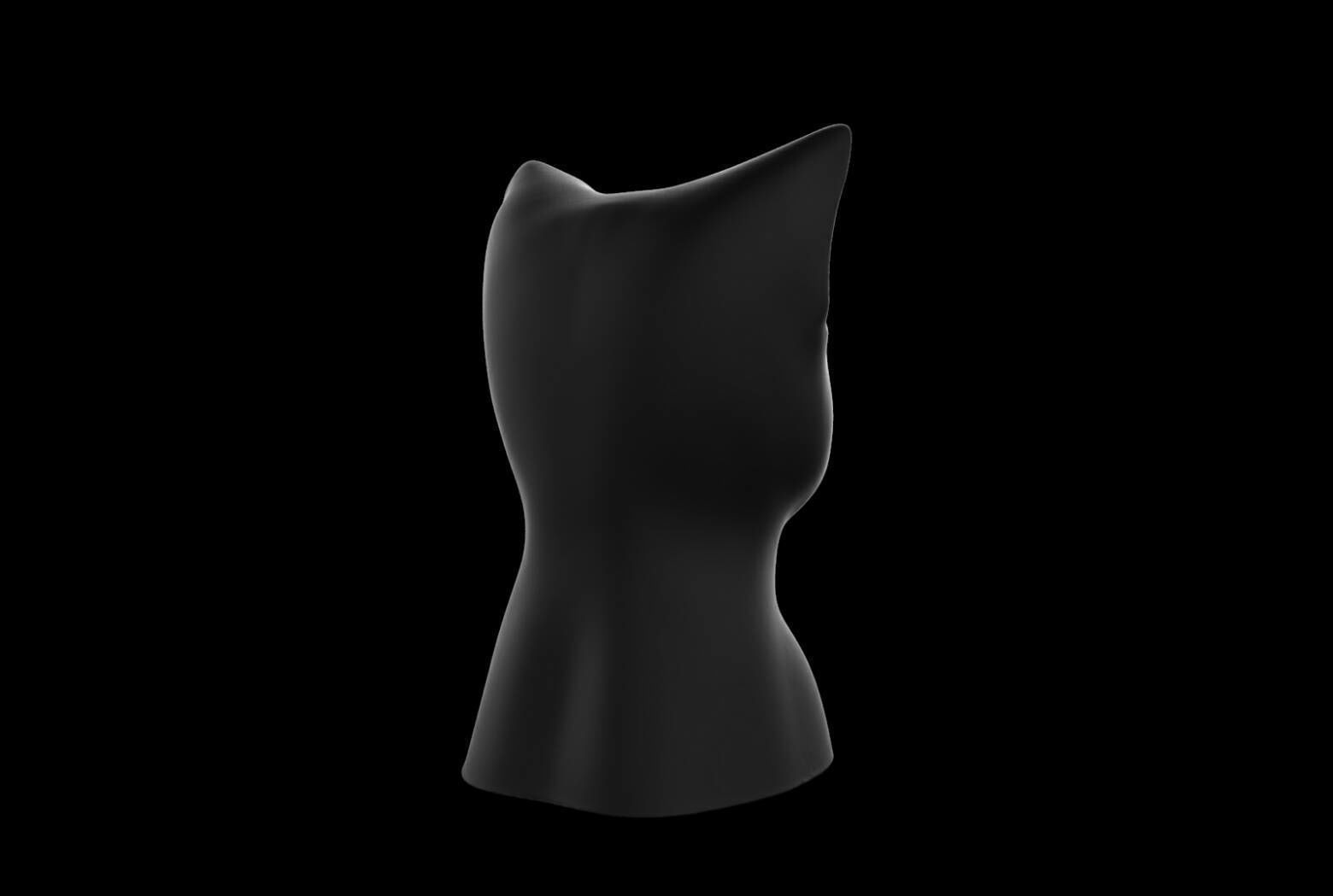 Cat-Half body 3D model 3D printable | CGTrader