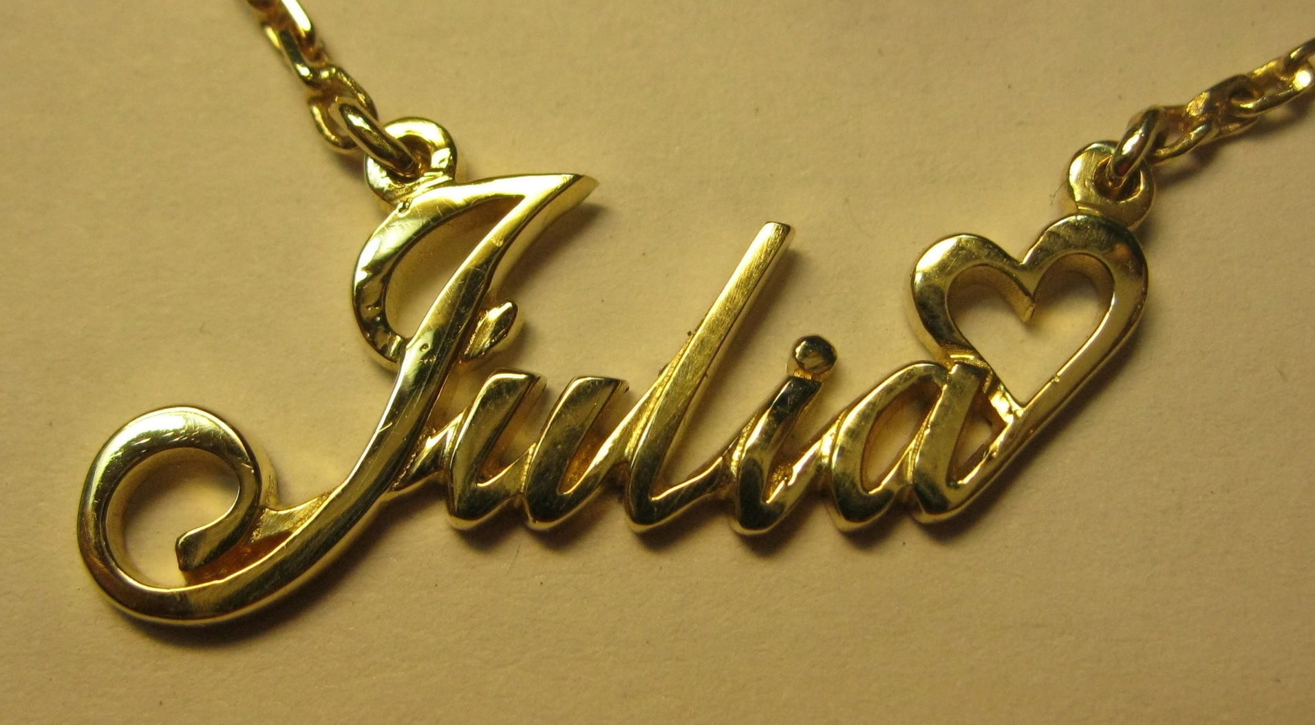 Julia name pendant 3D model 3D printable | CGTrader