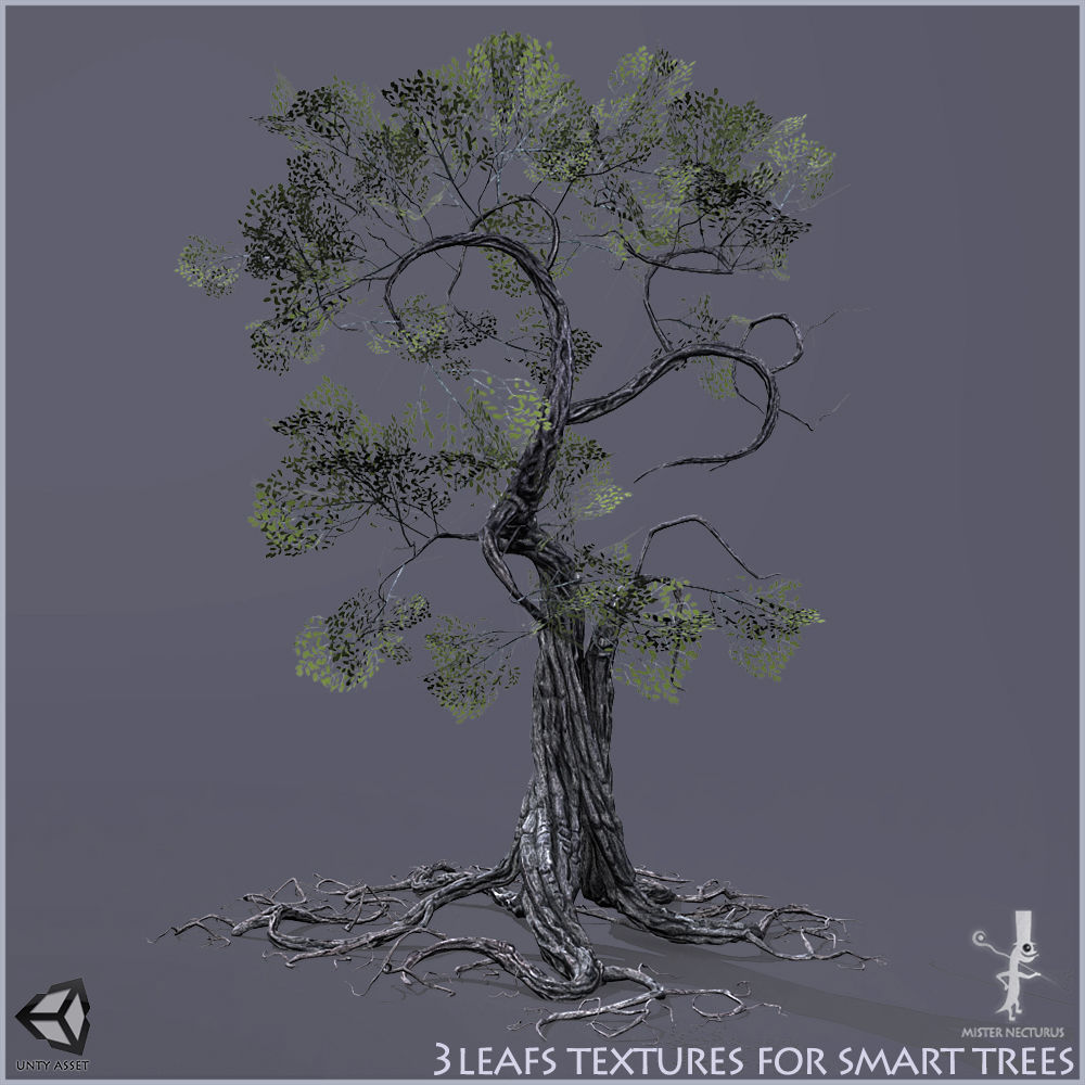 3 Leafs Textures For Smart Trees free 3D model | CGTrader