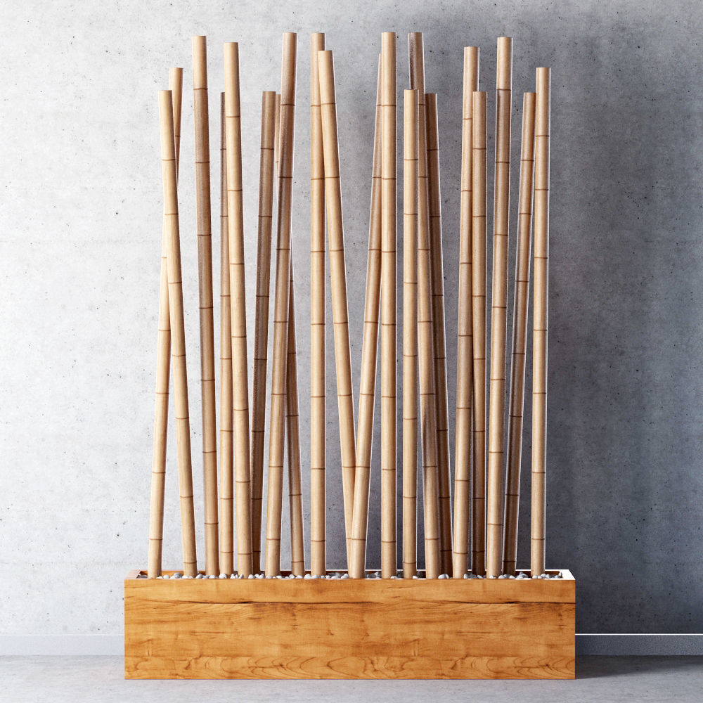 Bamboo decor two Awie Divider 3D model | CGTrader