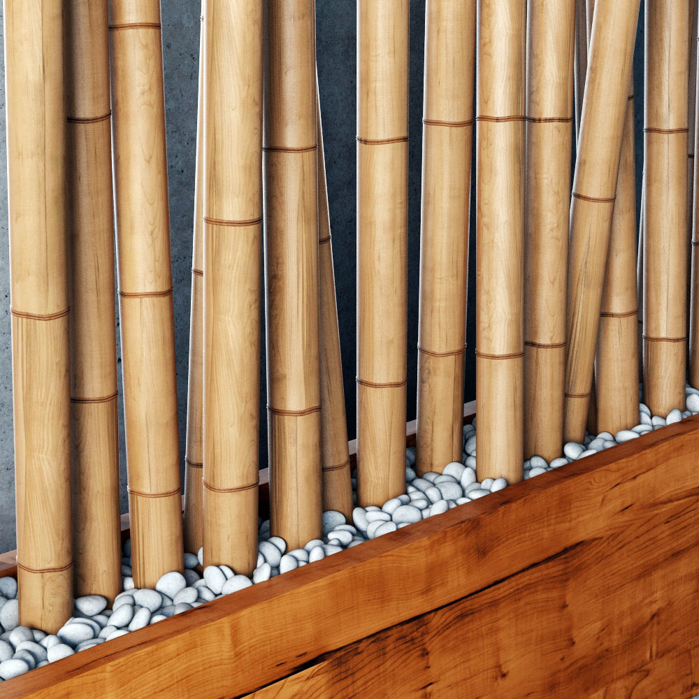 Bamboo decor two Awie Divider 3D model | CGTrader