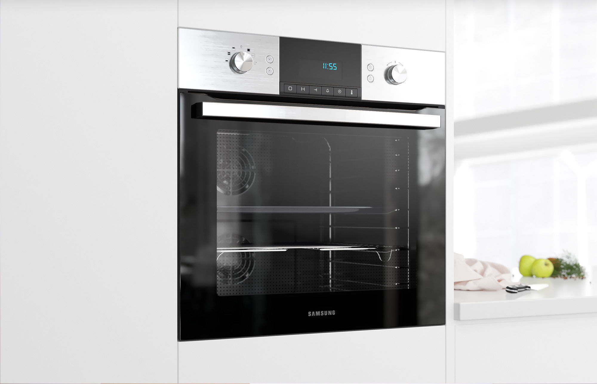 Modern full glass oven 3D model | CGTrader