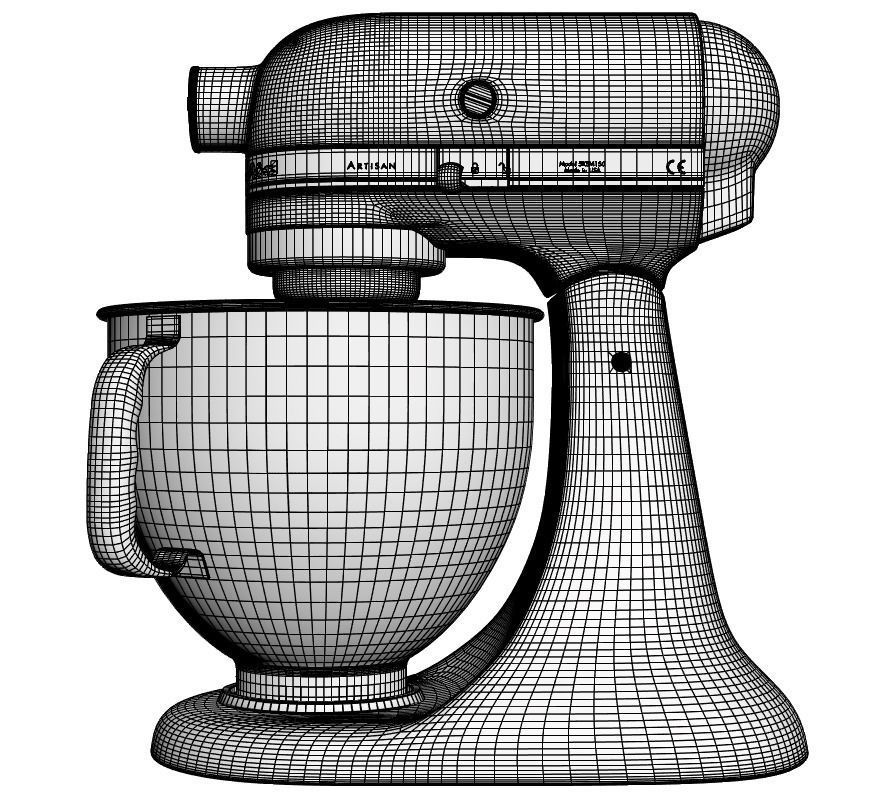 Stand mixer 3D model | CGTrader