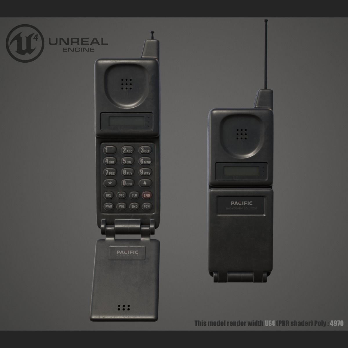3D model Mobile Phone Vintage VR / AR / low-poly | CGTrader