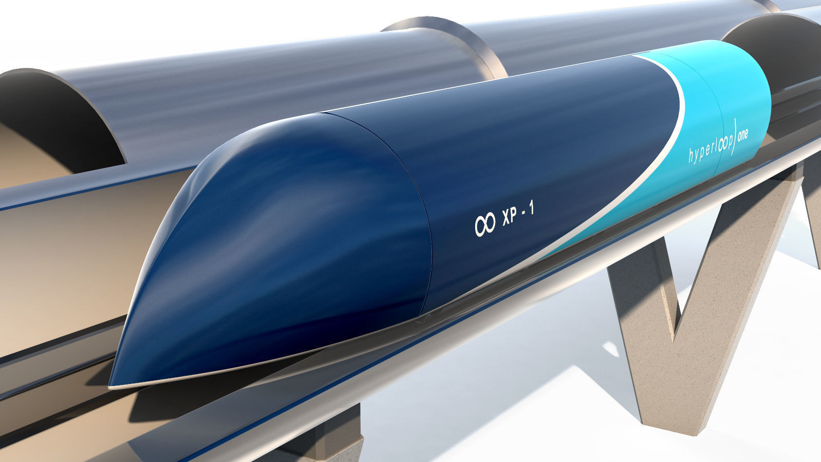Hyperloop one XP-1 3D model | CGTrader