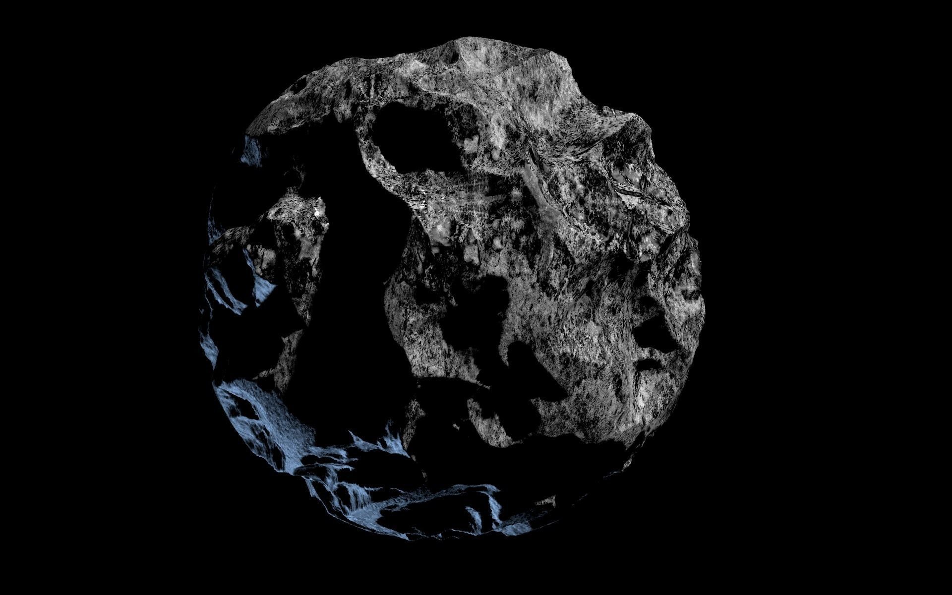 Low-poly planet asteroid free 3D model | CGTrader