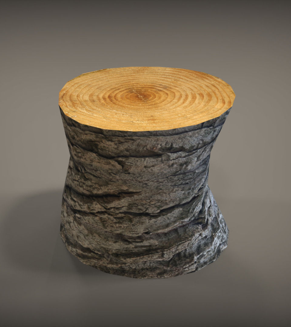3D model Tree Trunk VR / AR / low-poly | CGTrader