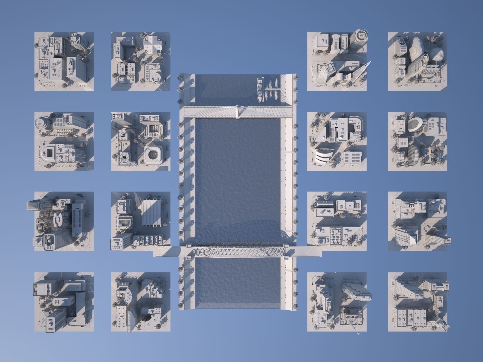 3D model Karton City VR / AR / low-poly | CGTrader