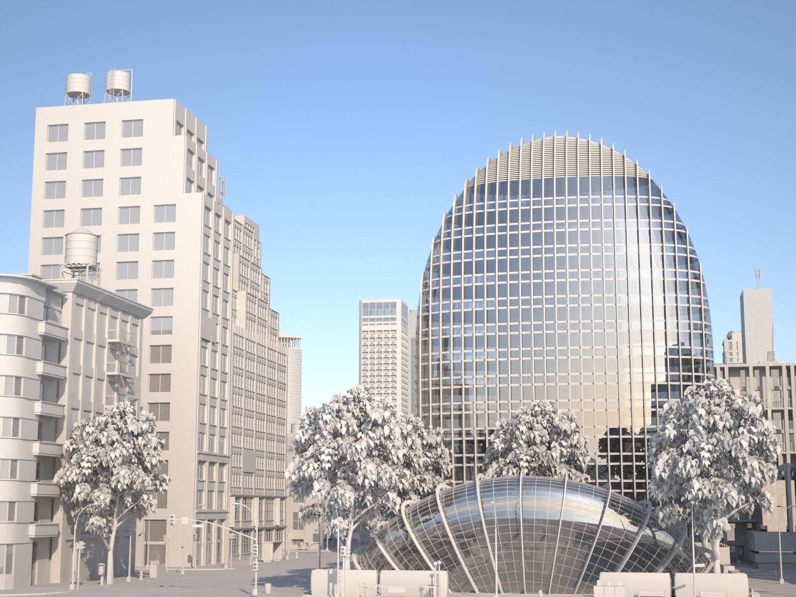 3D model Karton City VR / AR / low-poly | CGTrader