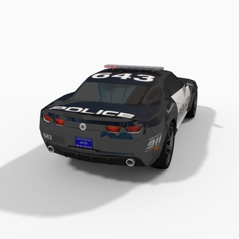 Barricade decepticon transformer - 3d animated model 3D model animated ...