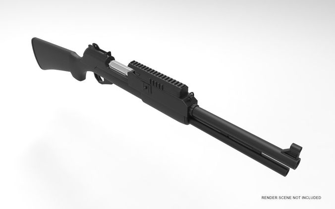 Russian Automatic Rifle free 3D model | CGTrader