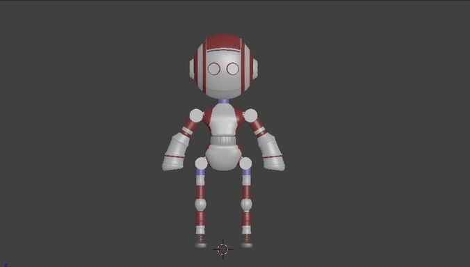 High Poly Robot humanoid 3D model | CGTrader