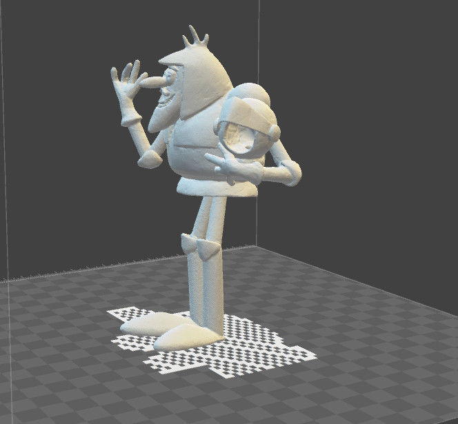 Sir Lancelot from the 60s toons Arthur and the Square Knights 3D model ...