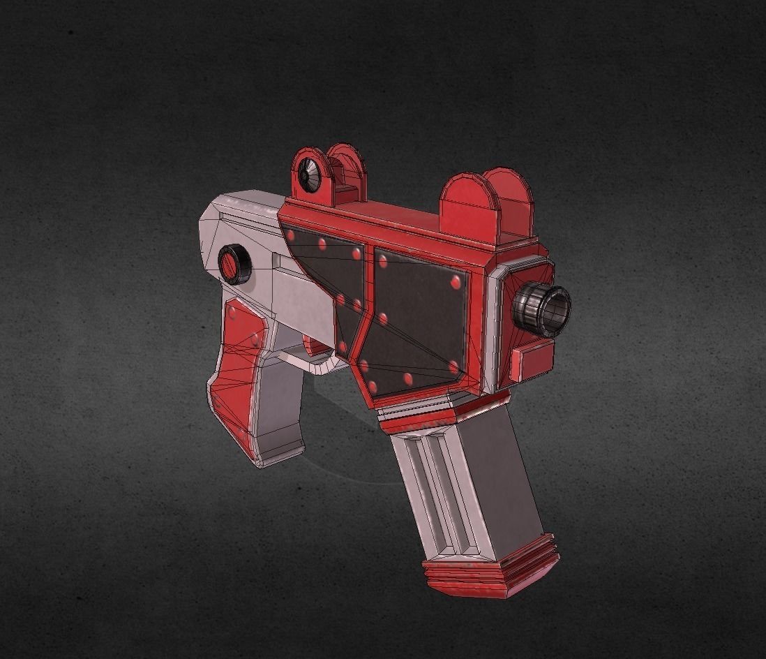 3D model Sci-Fi Gun Pack VR / AR / low-poly | CGTrader