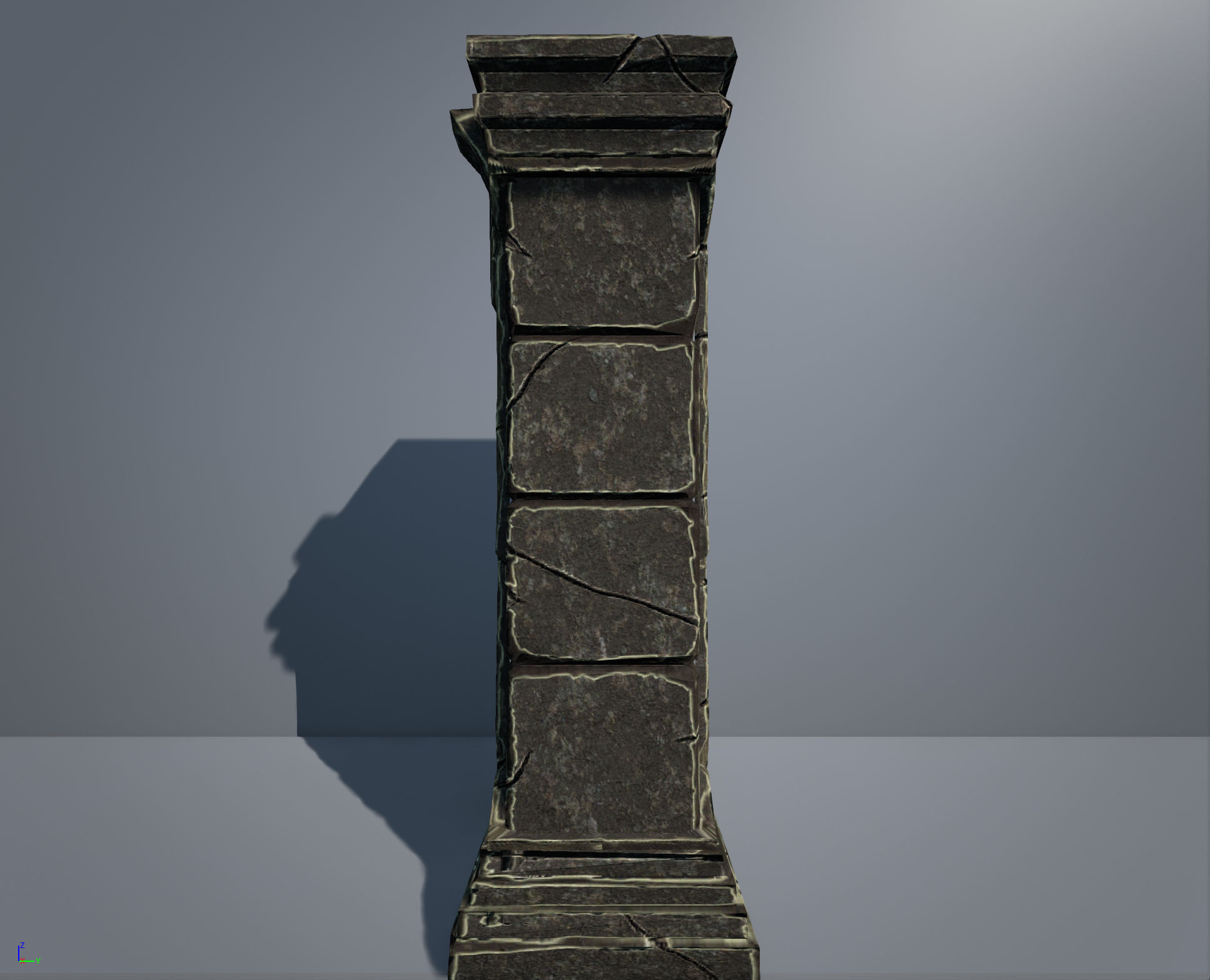 3D model Low Poly Geant Pillar VR / AR / low-poly | CGTrader