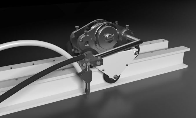 Hydro Cutting Machine 3D model | CGTrader